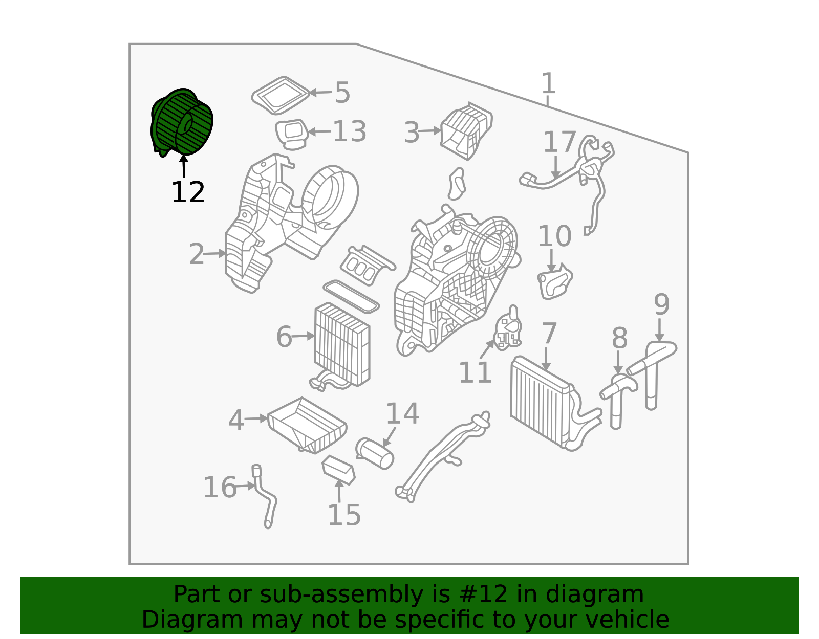 97945-4D001 - Blower Motor 2006-2014 Kia Sedona | Kia.Parts Store