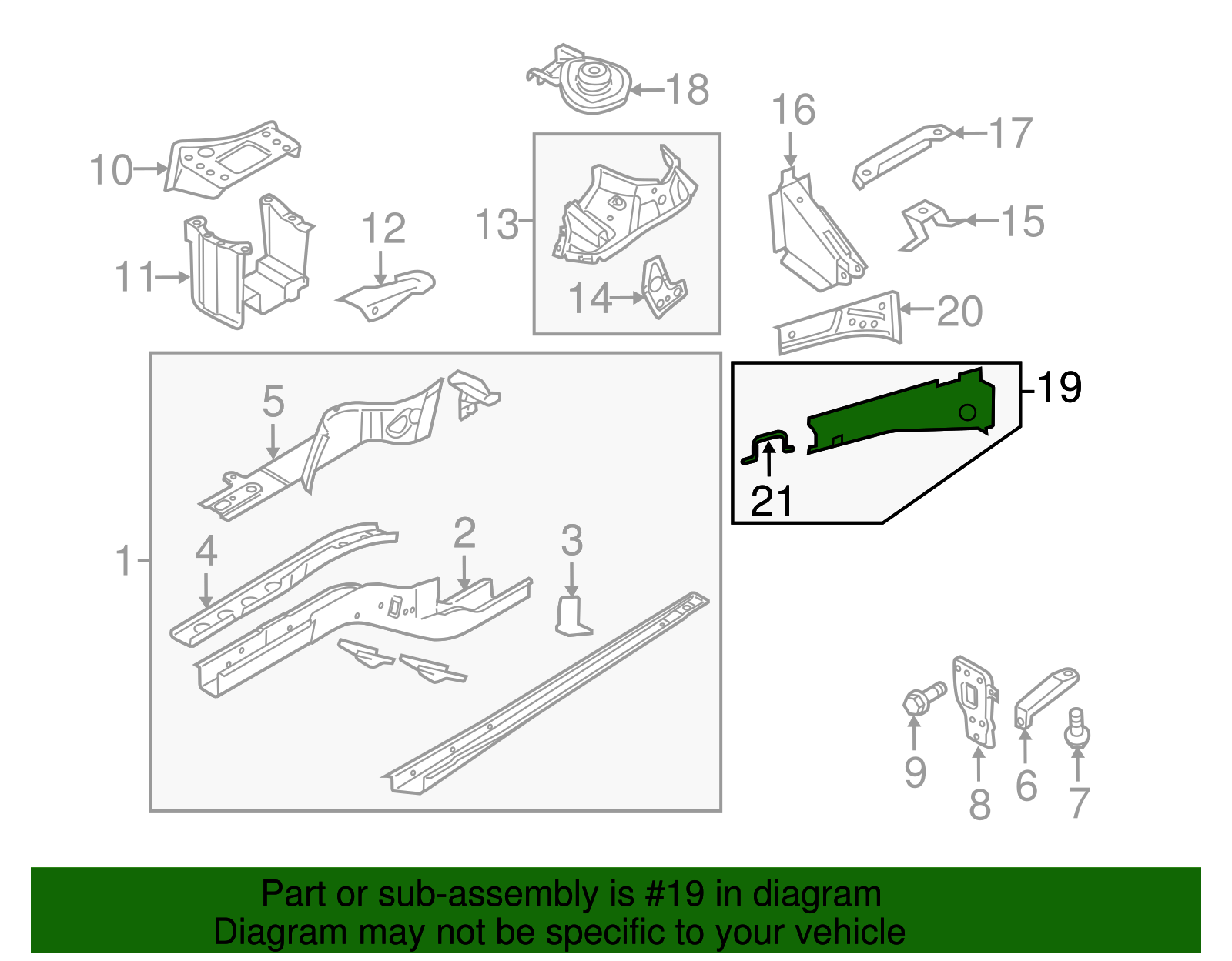 2009-2018 Volkswagen Upper Rail 5N0-810-136 | VW Direct Auto Parts