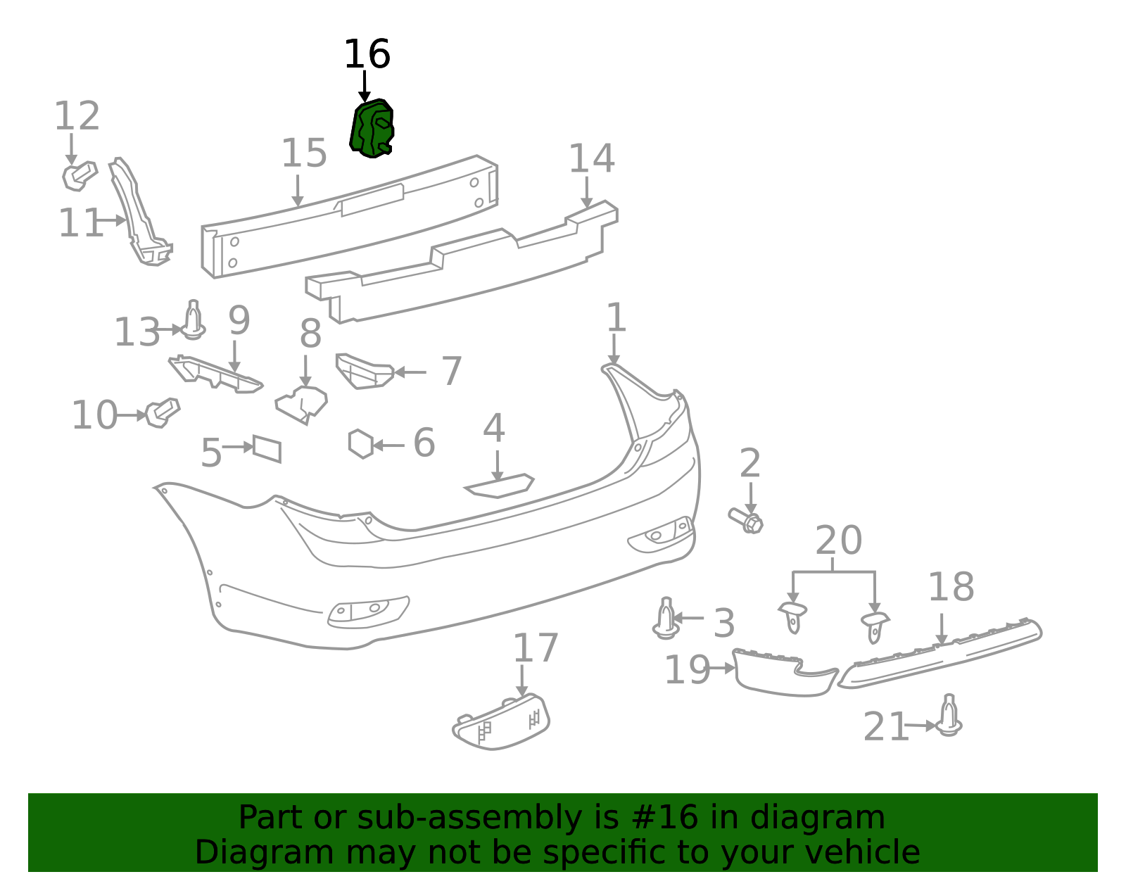 2009-2013 Toyota Corolla Mount Bracket 52182-12420 | MotorMotor