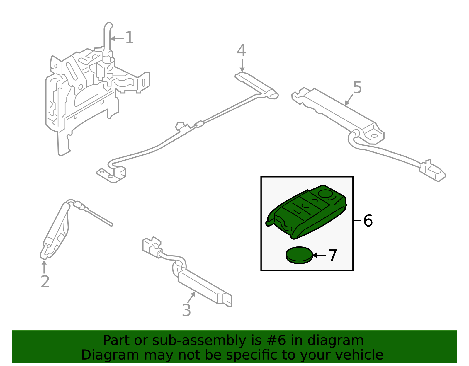 95430-C5100 - Keyless Entry Transmitter Kia.Parts Store