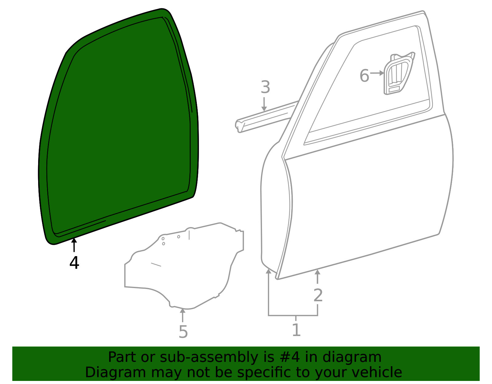 2005-2014 Toyota Tacoma Door Weather-Strip 67861-04031 | MotorMotor