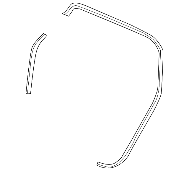74440-T5A-003 - Body Weather-Strip 2015-2020 Honda Fit | Honda Parts Online