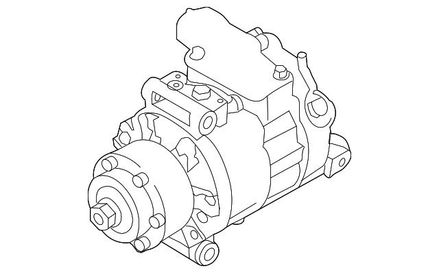 2015-2018 Audi A/C Compressor 4G0-260-805-AE | Audi USA Parts