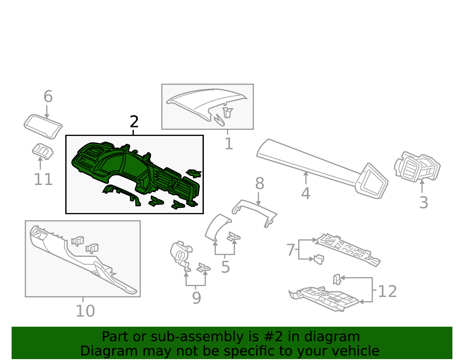 77206-TBA-A10ZC - Honda Inst Finish Panel 2017-2021 Honda Civic ...