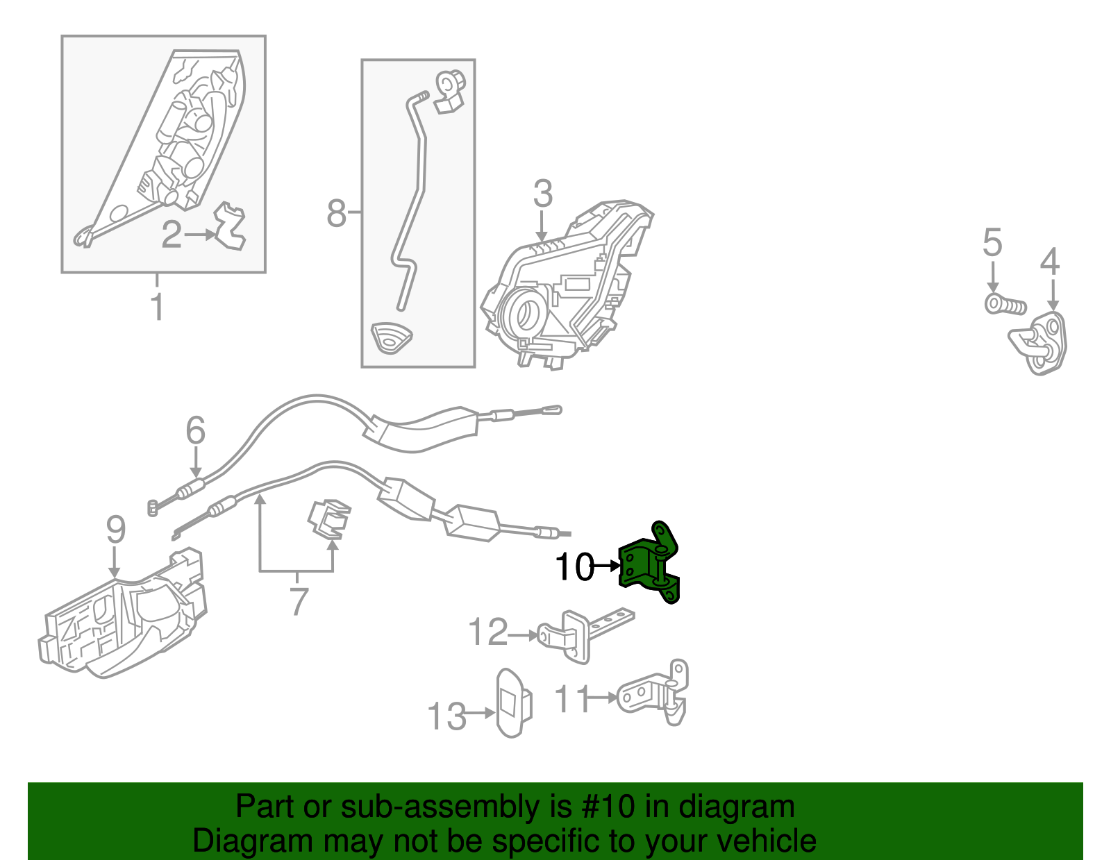 67910-T9C-K01ZZ - Upper Hinge 2016-2022 Honda HR-V | Honda Parts Online