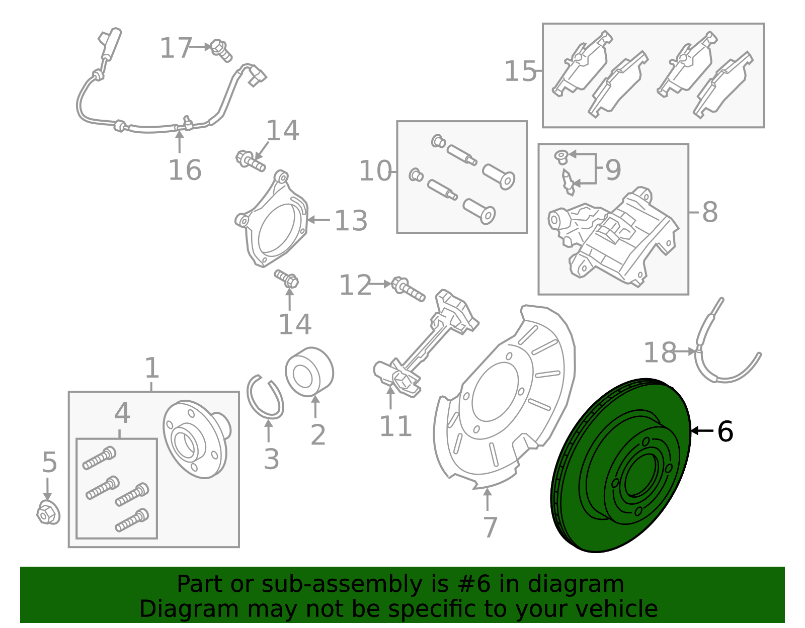 2019-2022 Ford EcoSport | Rotor | GN1Z-2C026-C | Walls' Ford Parts