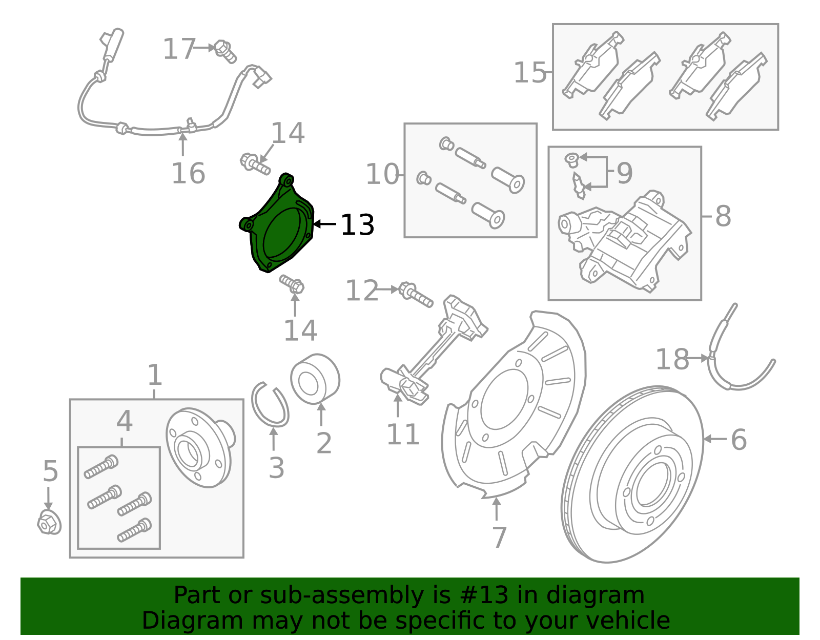 2018-2022 Ford EcoSport Brake Dust Shield Bracket GN1Z-2C101-A | Ford ...