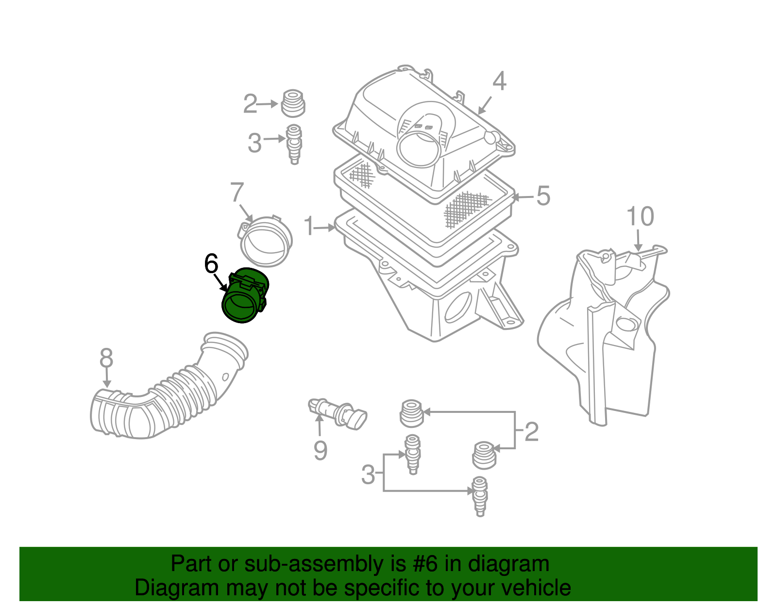 19332972 - Mass Airflow Sensor Kit with Wiring Connector 1993-2004 GM ...