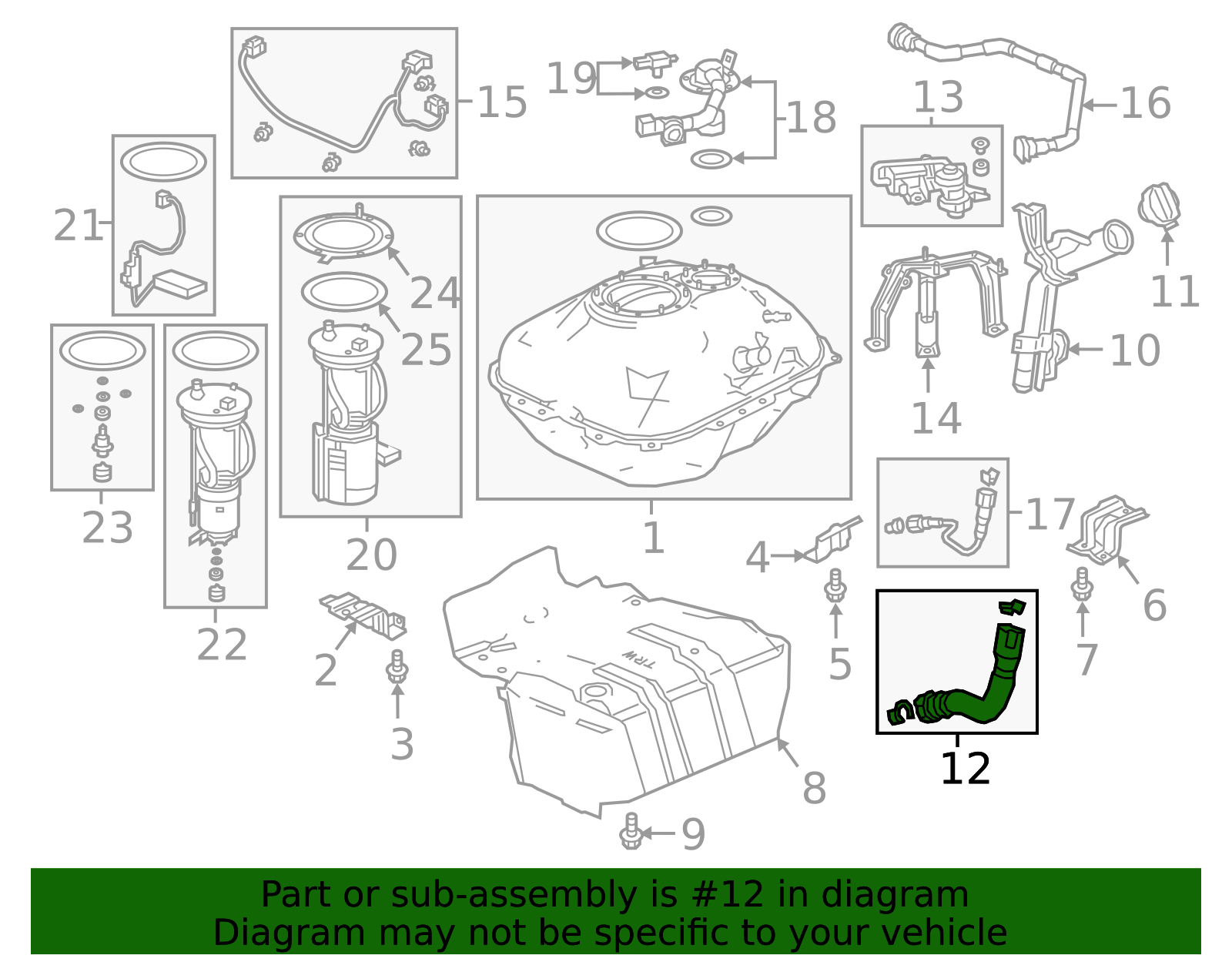 17651-TRW-A01 - 2018-2021 Honda Clarity - Tube Filler Neck | Honda ...