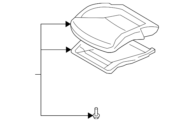 2015-2016 Nissan GT-R Cushion Assembly 87300-KJ16C | Team Nissan Inc.