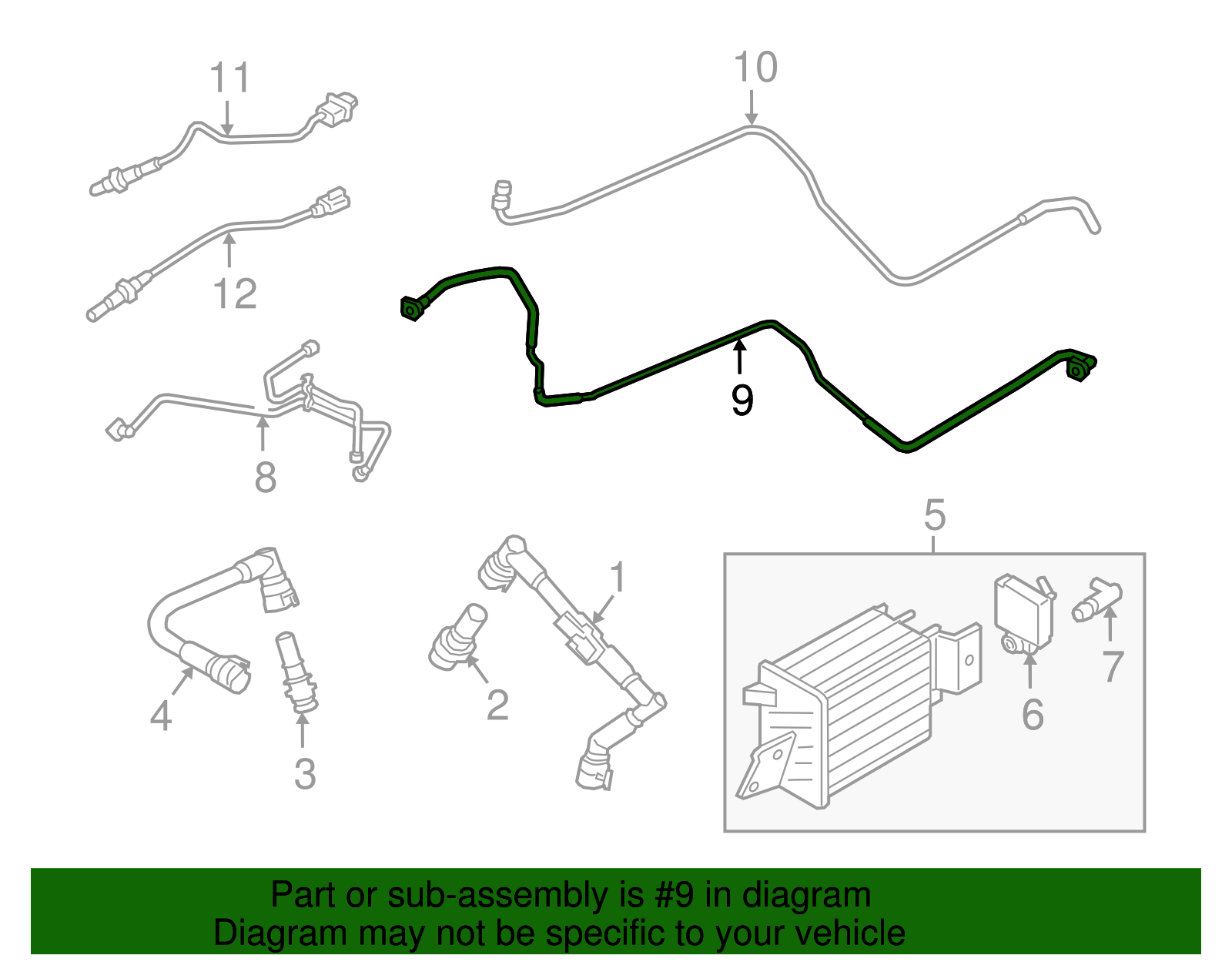 Genuine OEM Ford Part - Tube JL3Z-9D289-A | Genuine OEM Ford Parts ...