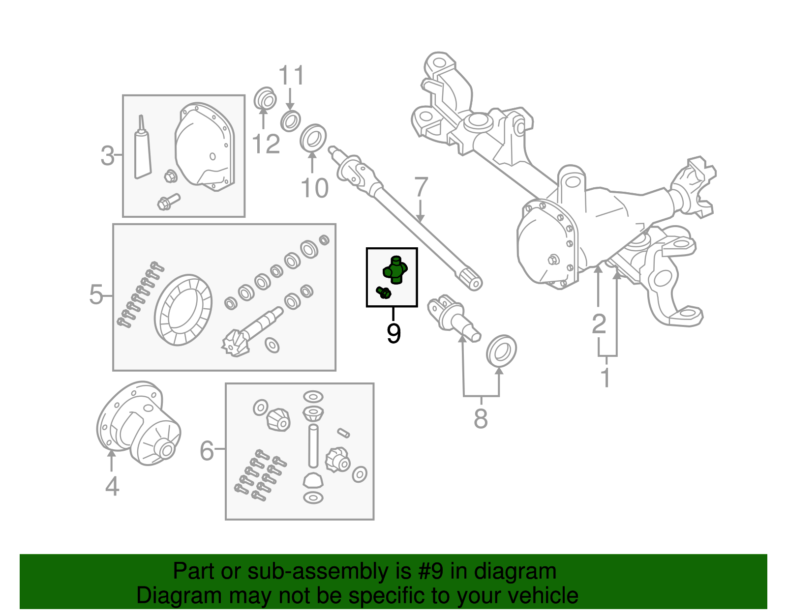 1984-2012 Mopar U/Joint 04137757 | Mopar Parts Canada