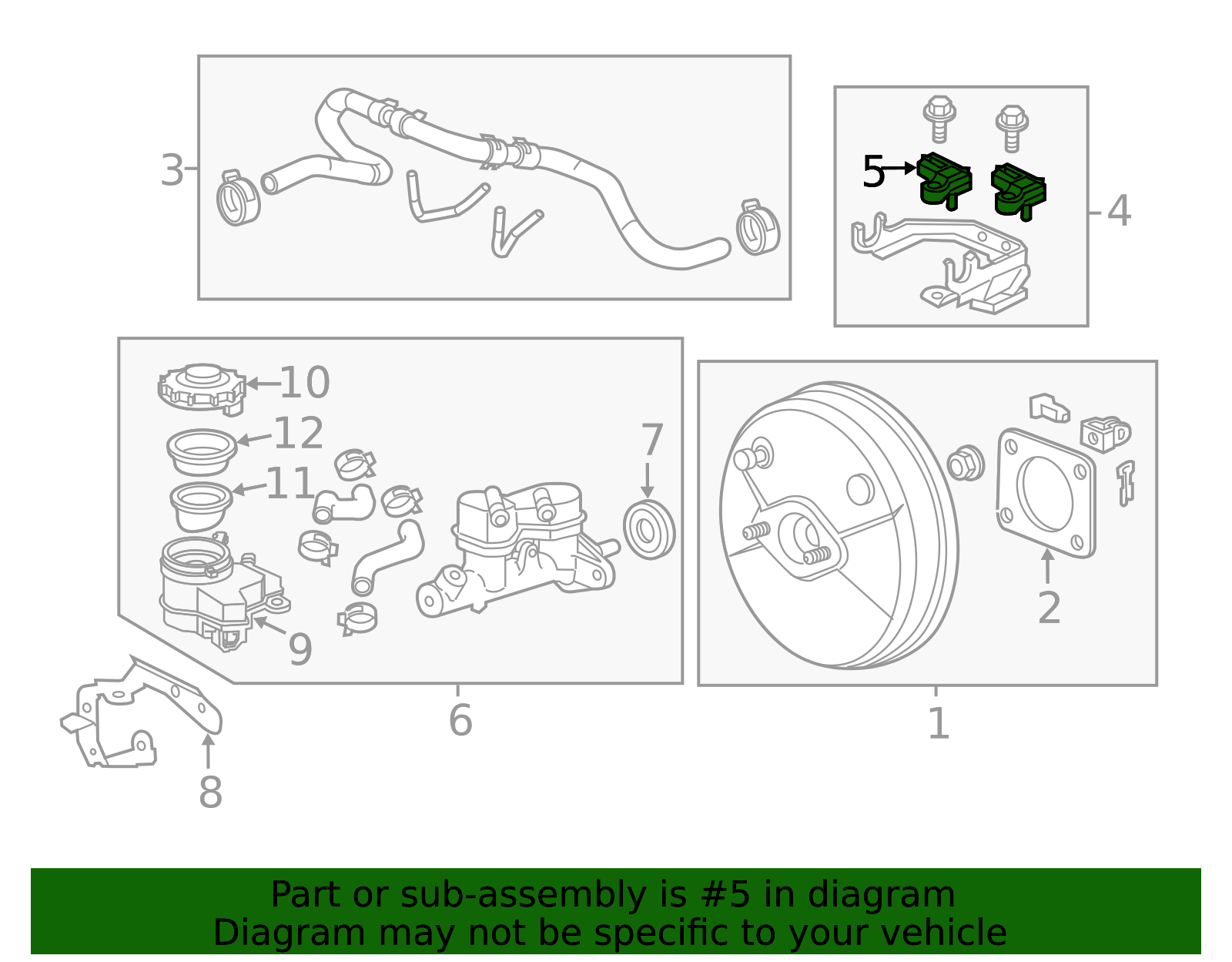 46401-TM8-A01 - High-Quality Power Brake Booster Vacuum Sensor for ...