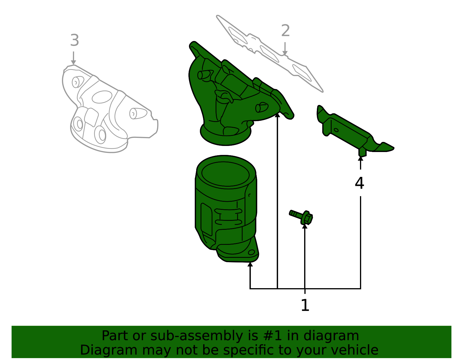 2007-2012 Hyundai Veracruz Exhaust Manifold 28510-3CZQ0 | OEM Parts Online
