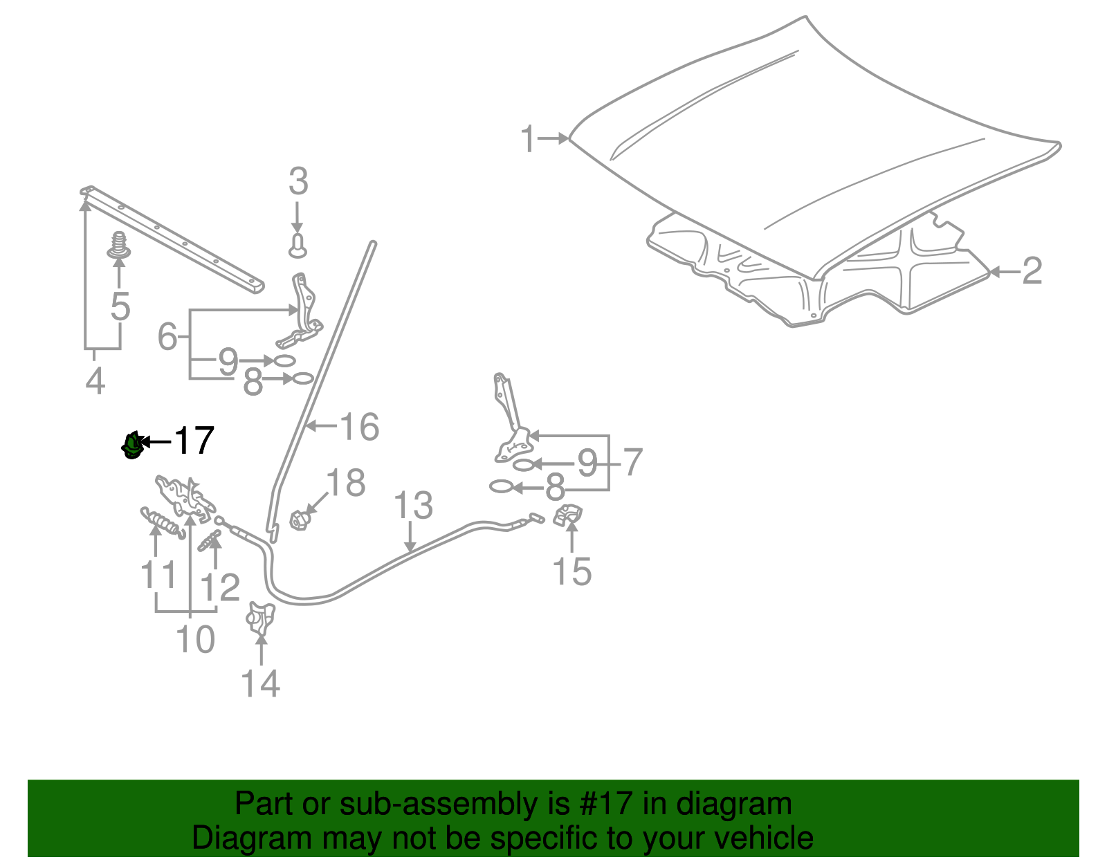 53452-90351 - Clamp; Holder - 1989-2010 Toyota | OEM Genuine Toyota Parts