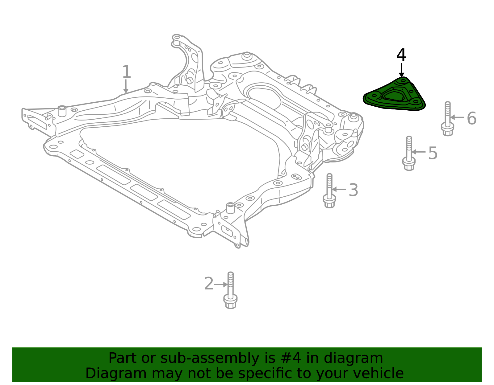 2021-2025 Nissan Rogue Stay Bracket 544C5-6RA0B | QuirkParts