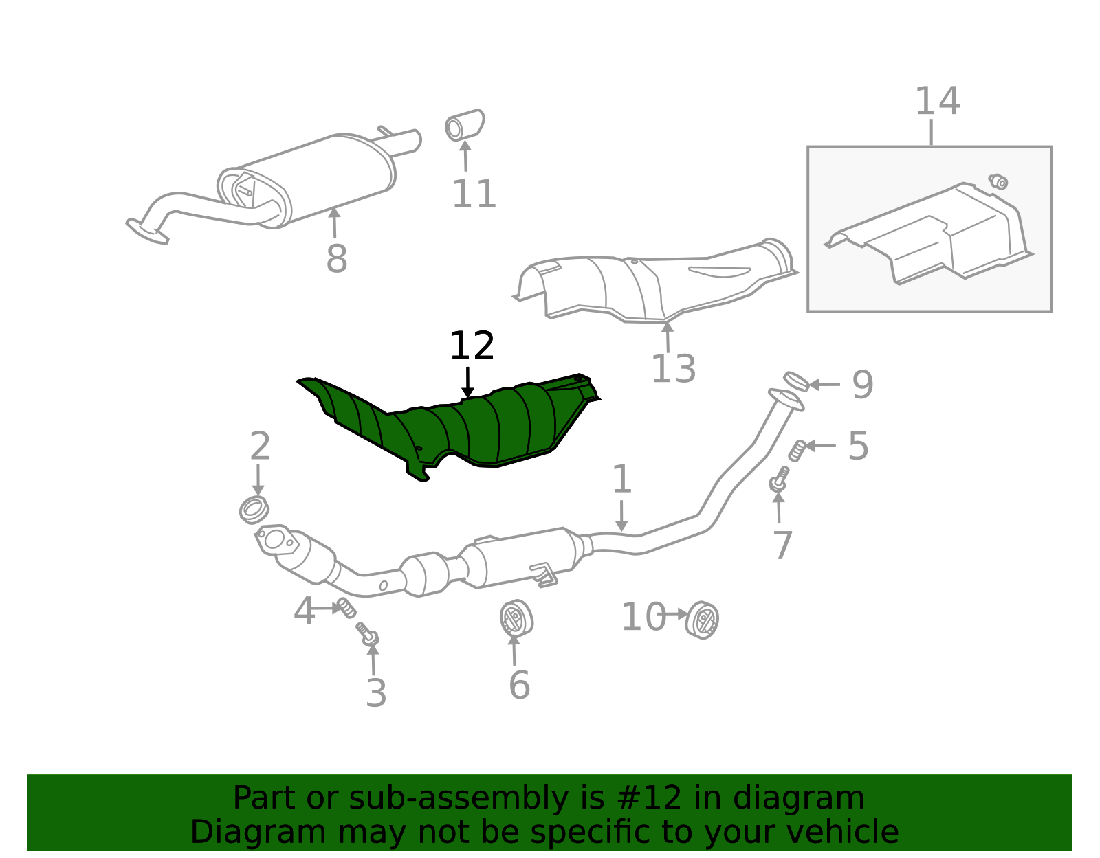 58151-12300 - Heat Shield 2011-2013 Toyota Corolla | Norm Reeves Toyota ...
