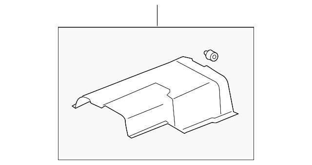 2003-2013 Toyota Corolla Muffler Shield 58327-12160 | Toyota Parts Center