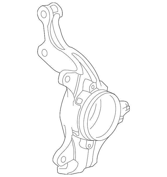 2011-2012 Honda CR-Z Knuckle 51216-SZT-010 | Clarkknapp Honda
