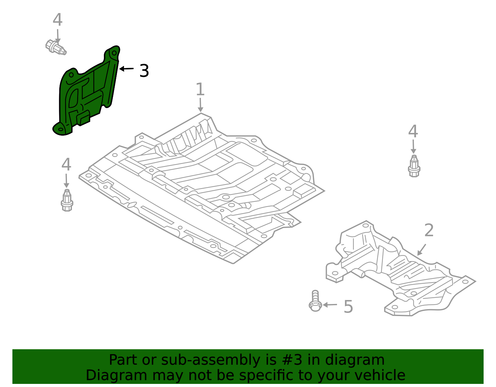 75893-AL500 - Side Shield 2003-2009 Nissan 350Z | Official Nissan Parts ...