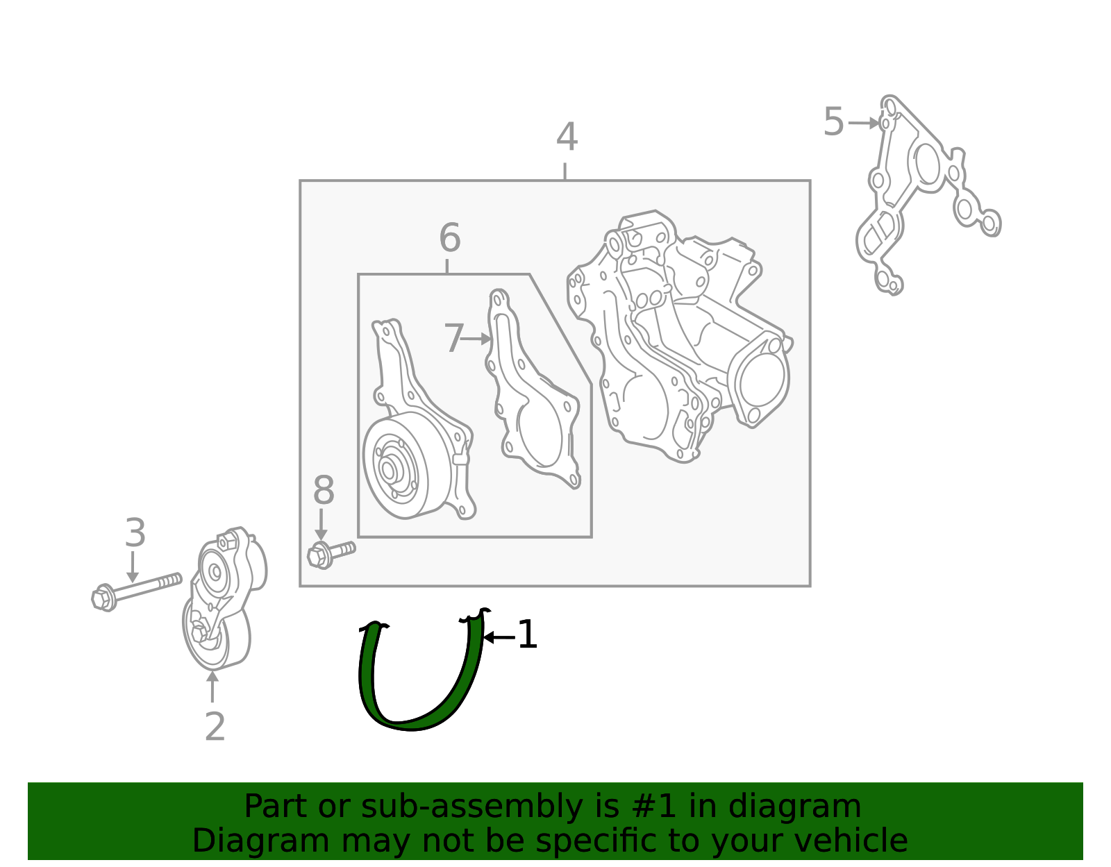 90916-A2020 - Serpentine Belt 2009-2019 Toyota | Longo Toyota Parts