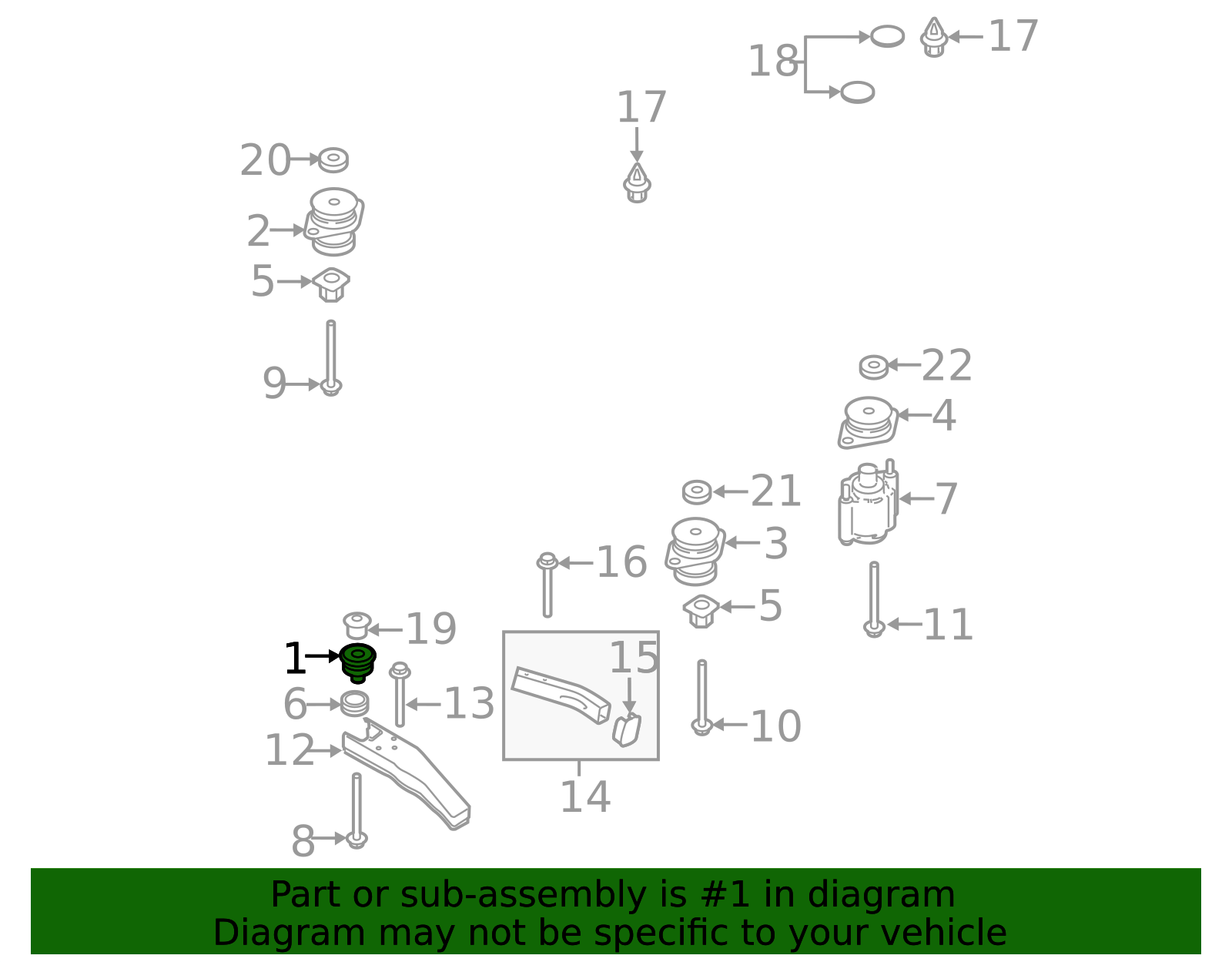 FL3Z-2500154-F - 2015-2020 Ford F-150 - Upper Insulator | Dealer Auto Parts