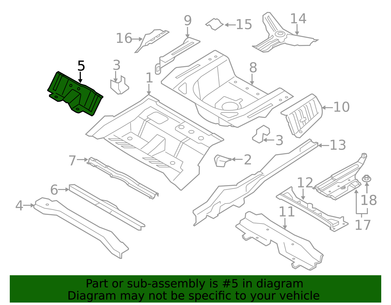 2011-2015 Hyundai Sonata Seat Frame Bracket 65551-3R100 | MotorMotor