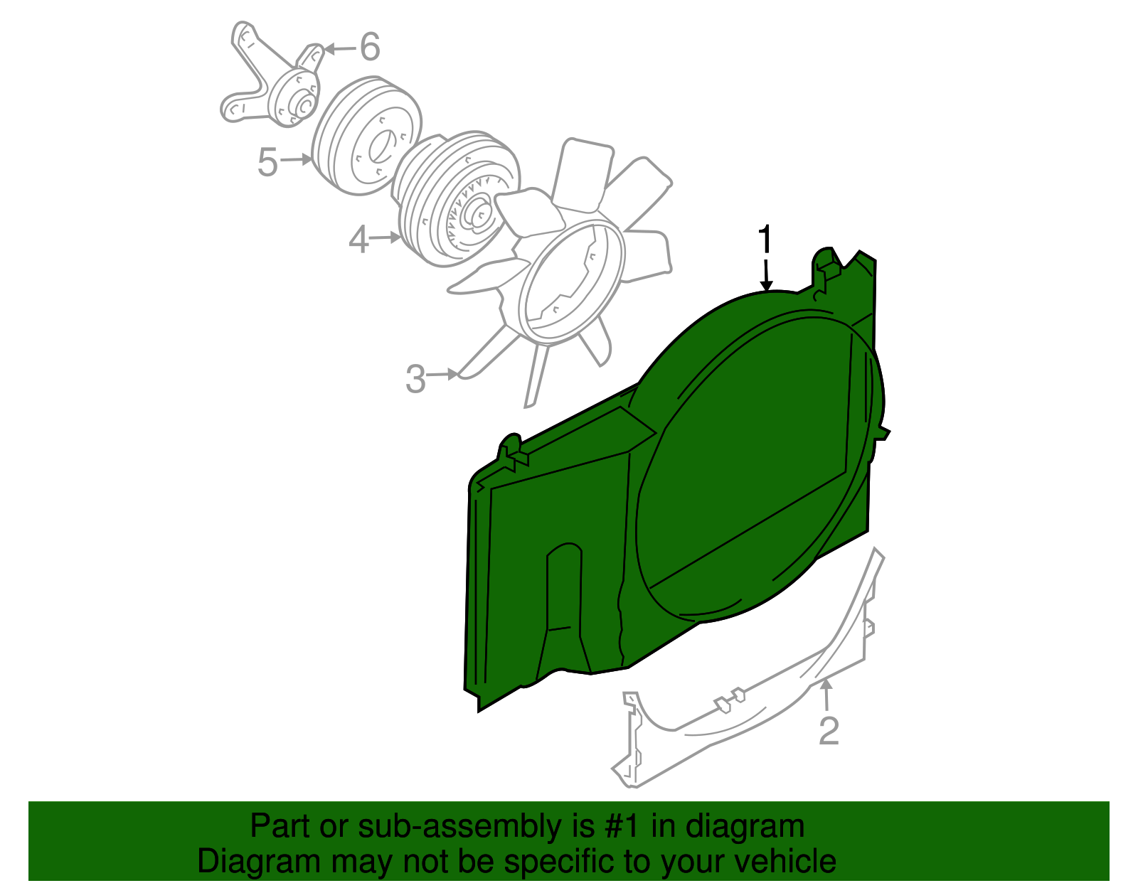 21476-AL500 - Fan Shroud 2003-2004 Infiniti G35 | Infiniti of Orland Park