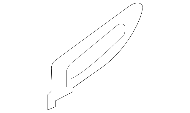 Hyundai - 83662-N9000 - Exterior Door Handle Pad - 2022-2024 Hyundai ...