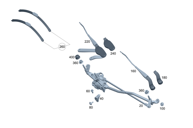 Mercedes-Benz Windshield Wiper Blades For Sale | Mercedes-Benz USA Parts