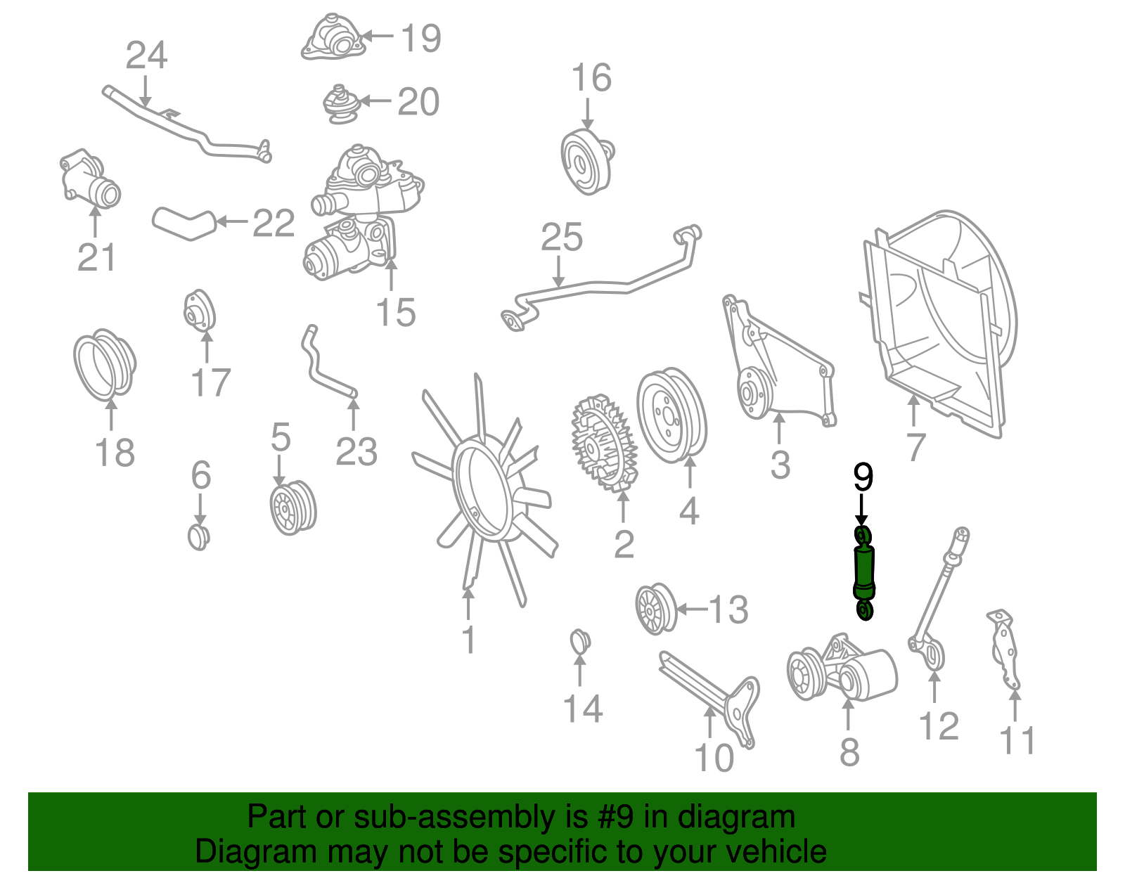103-200-01-14 - Tension Strut 1990-1995 Mercedes-Benz | Mercedes-Benz Premier Parts