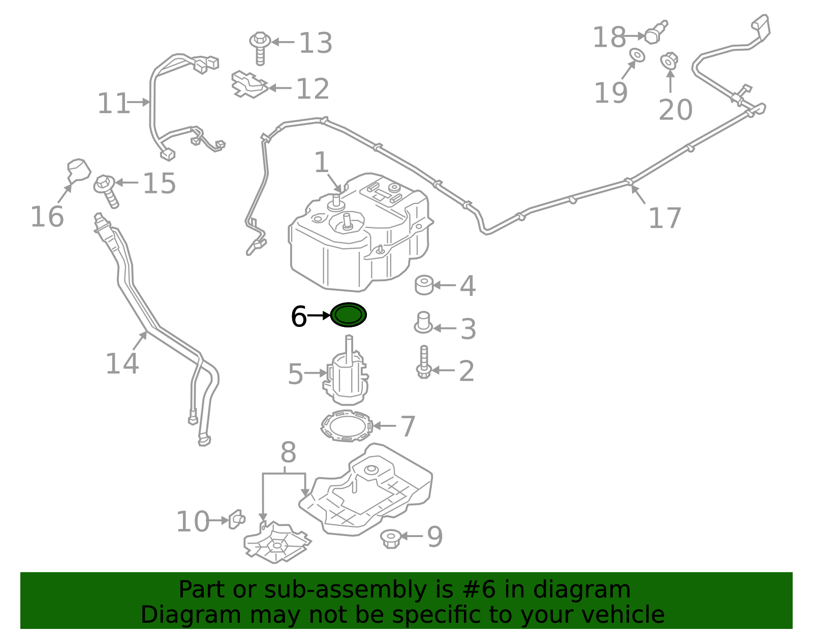 HL3Z-9417-A - Fuel Pump Gasket 2017-2022 Ford | Ford Parts Direct