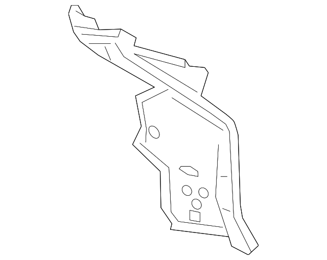 Genuine Toyota Extension Panel part# 61032-0R050 for 2019-2025 Toyota ...