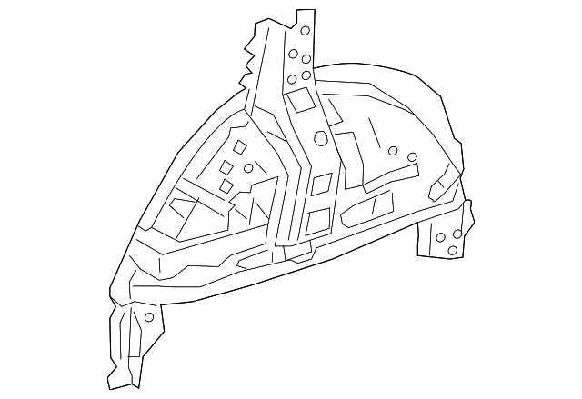 2019-2025 Toyota Inner Wheelhouse 61608-0R060 | Sparks Parts