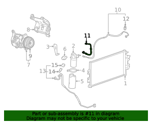 A/C Refrigerant Suction Hose 85520654 | OEM Parts Online