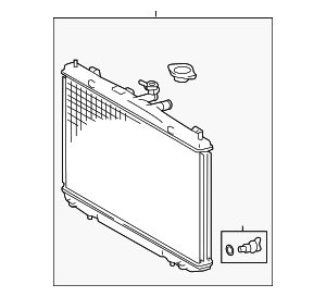 16041-0P280 - 2017-2020 Toyota Sienna - Radiator Assembly | Nucar ...
