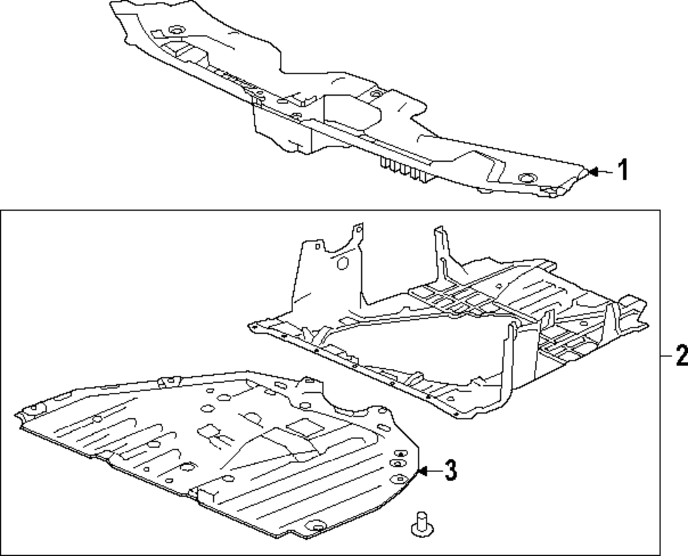 74110-30A-A00 - Lower Shield 2023-2025 Honda Accord | Honda Parts Online