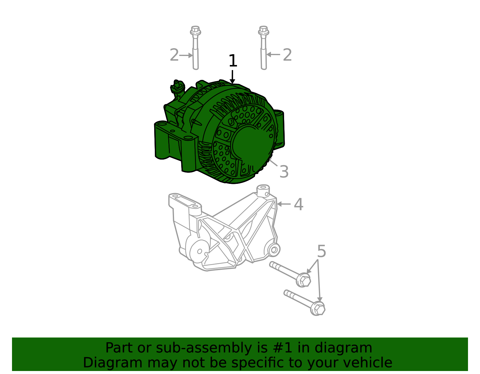 2001-2009 Ford Motorcraft™ Alternator GL-8740-RM | Awesome Parts Ford