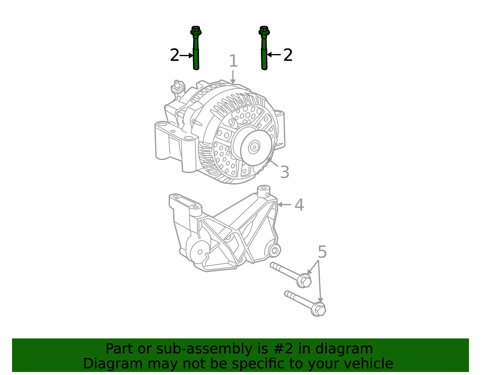 Genuine OEM Ford Part - Radiator Support Panel Reinforcement Bolt ...