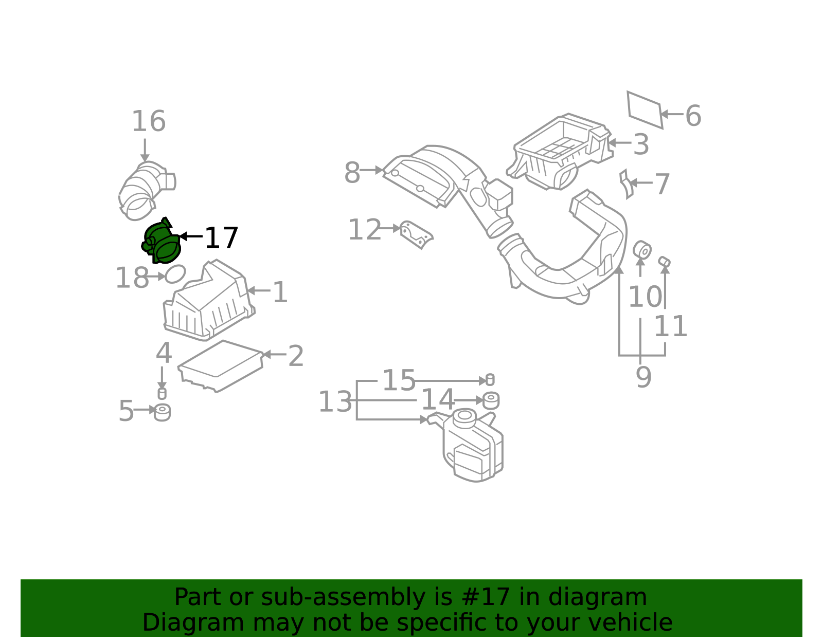 28164-25000 - Mass Air Flow Sensor 2006-2017 Hyundai | Hyundai Parts Pro