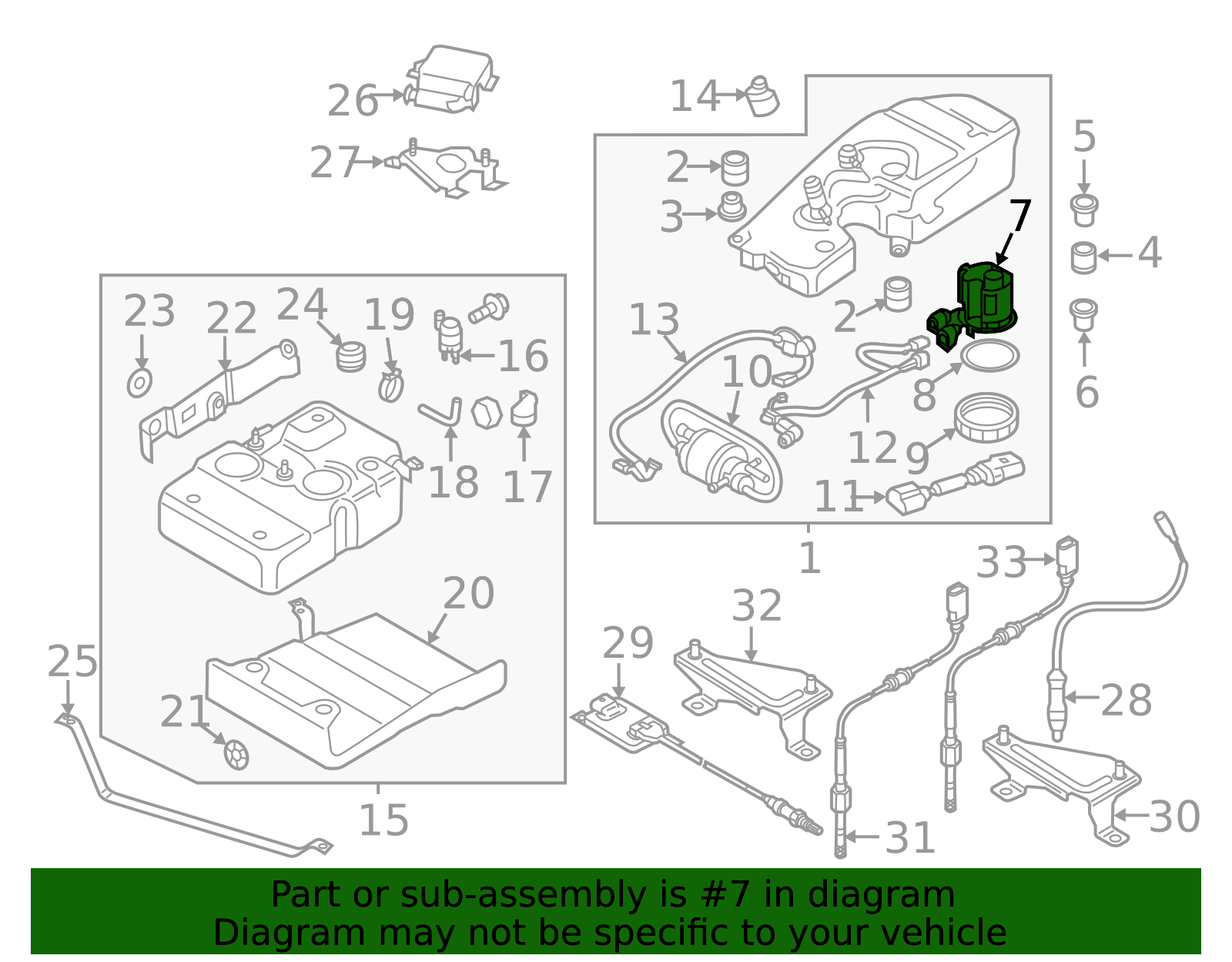 4L0-131-907-D - Sending Unit 2009-2015 Audi Q7 | Audi OEM Parts Guy