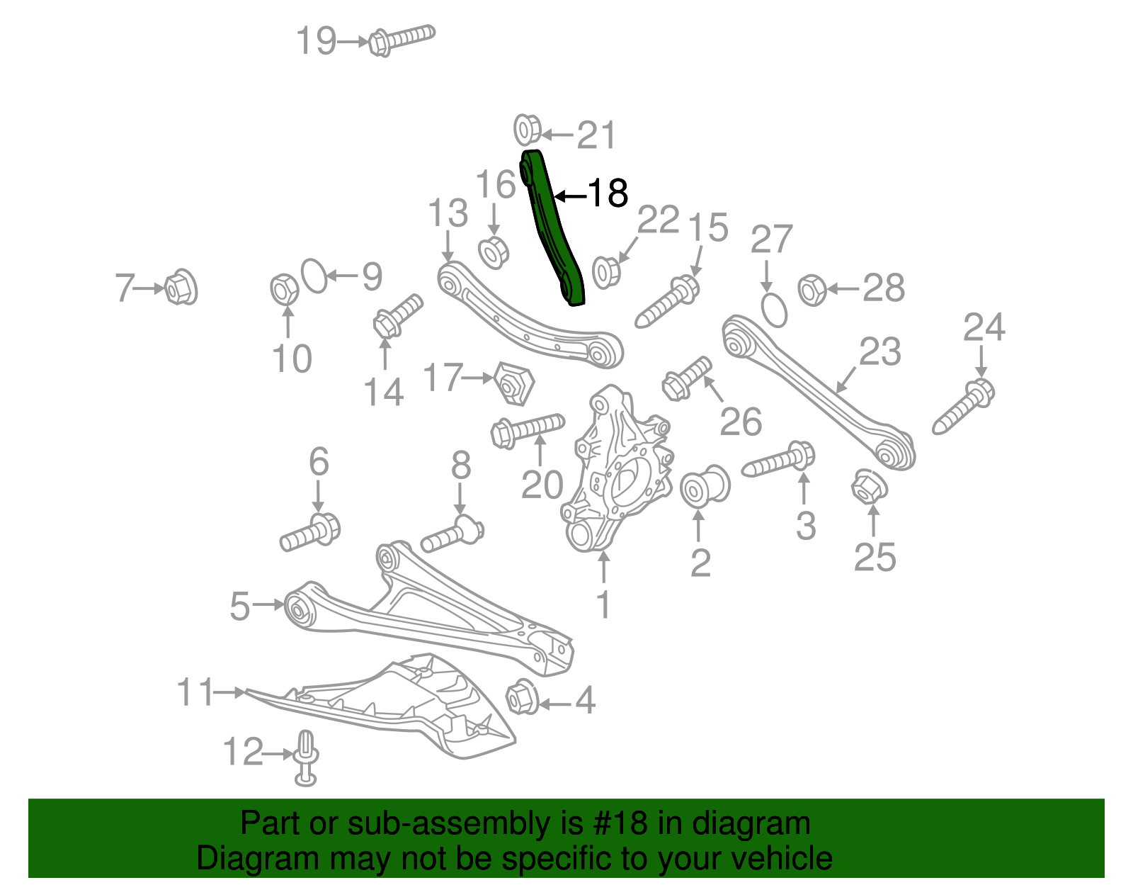 2004-2017 Volkswagen Touareg Upper Control Arm 7L0-505-397 | VW Direct ...