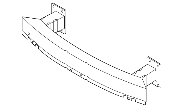 2019-2025 Audi Impact Bar 4KE-807-109-B | Audi OEM Parts Guy