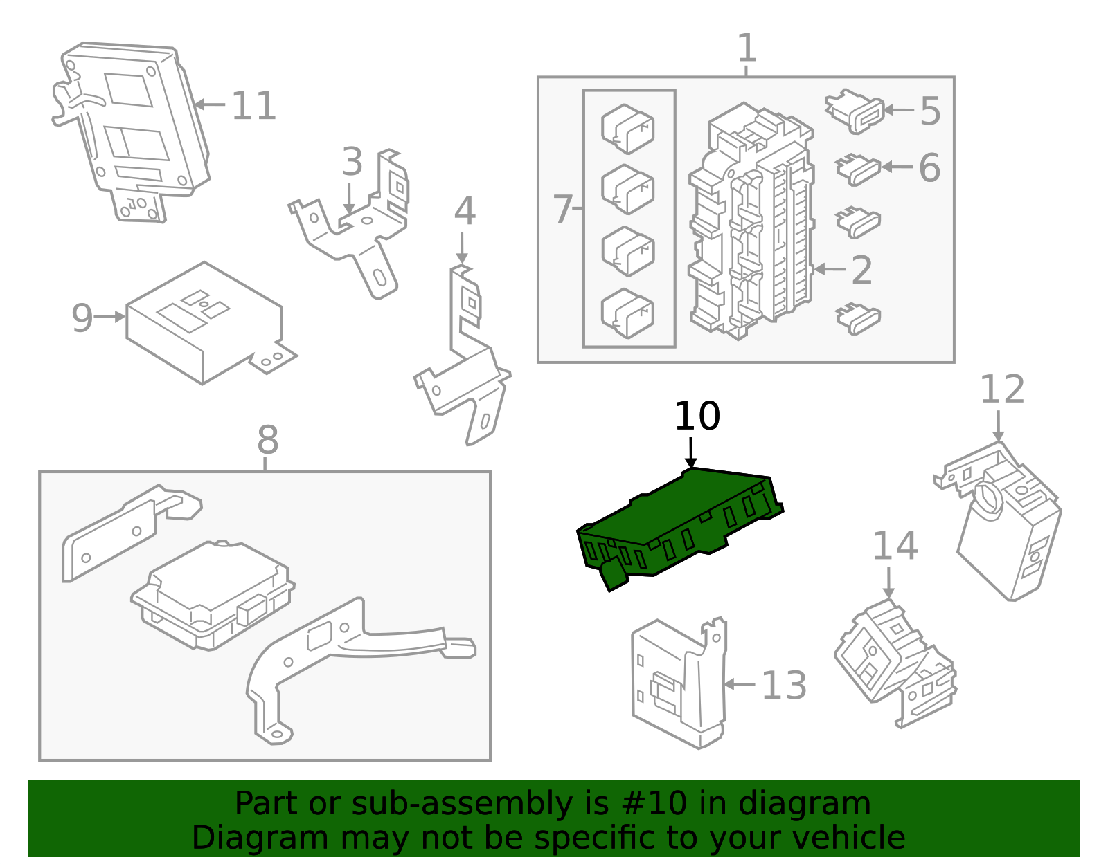 284B1-5ZM0A - Module 2015-2018 INFINITI QX80 | Official INFINITI Parts ...