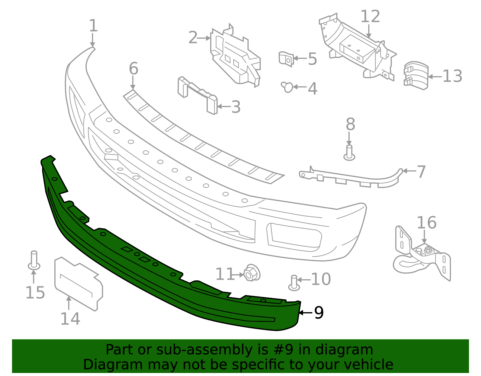 HC3Z-17626-AD - Valance Panel 2017-2019 Ford | Ford OEM Parts Direct