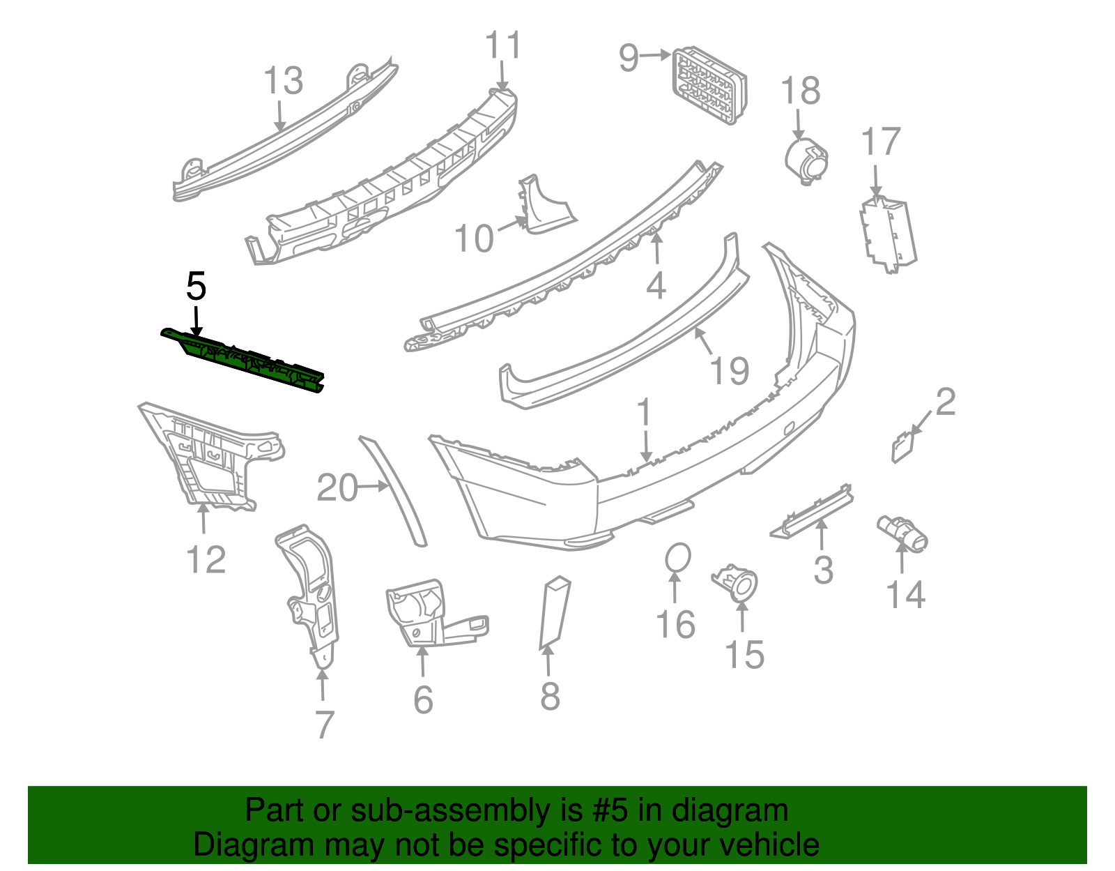 51123400953 - 2004-2010 BMW X3 Mount Bracket (51-12-3-400-953) | BMW of ...