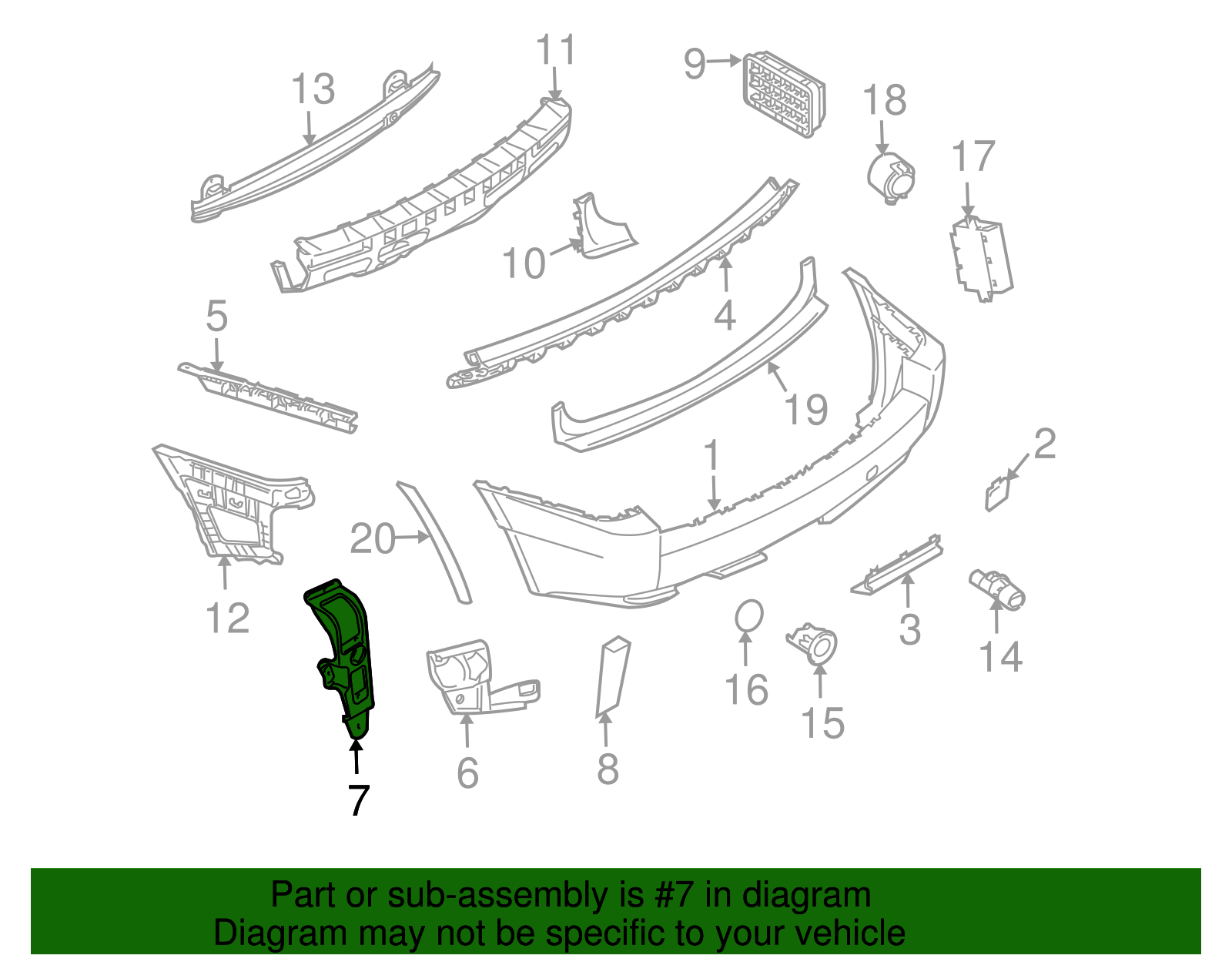51123448677 - 2004-2010 BMW X3 Side Support (51-12-3-448-677) | BMW of ...