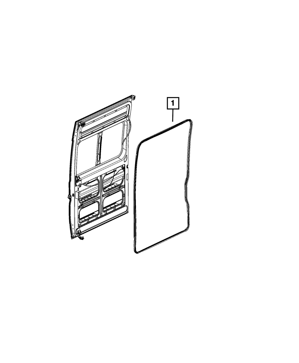 68226112AB - Sliding Door Weatherstrip 2014-2025 Ram | The Official ...