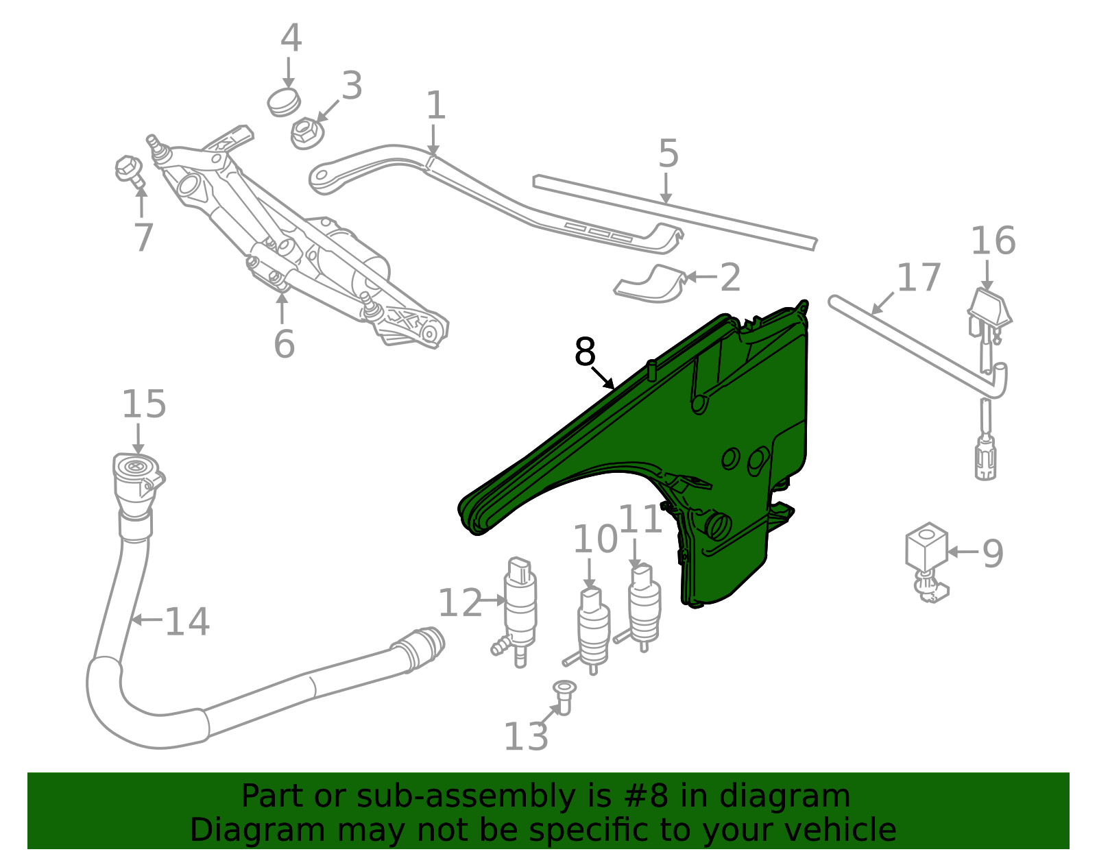 61-66-7-238-669 - 2006-2013 BMW - Reservoir | Buy BMW Parts Now