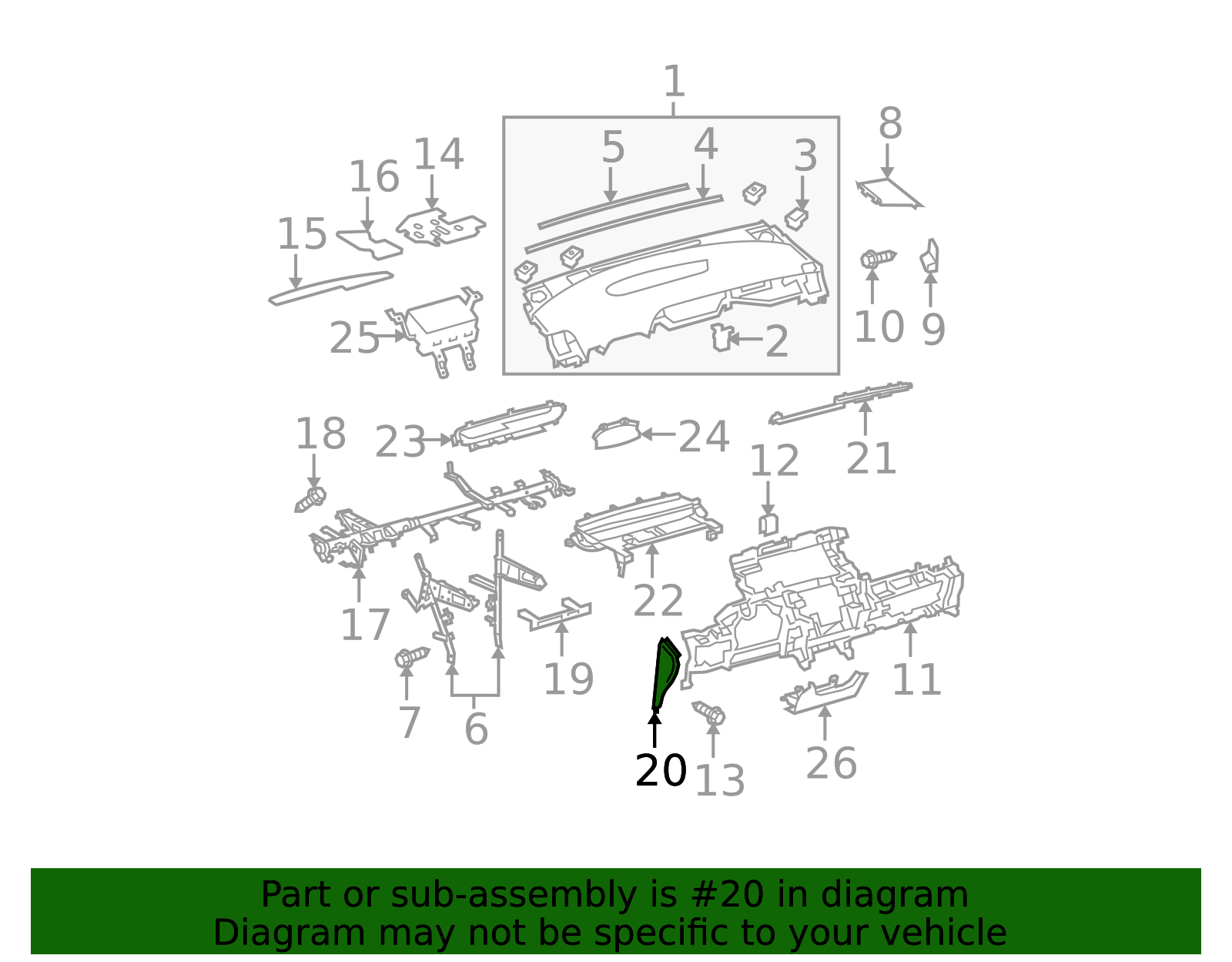 55435-47010-B0 - Side Panel 2010-2013 Toyota | Toyota San Diego Parts